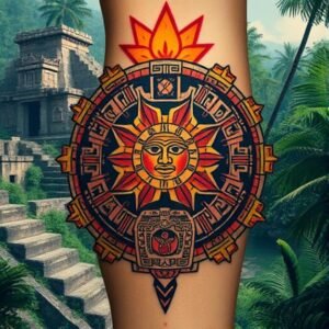 15 Powerful Aztec Tattoos That Honor Ancient Warriors