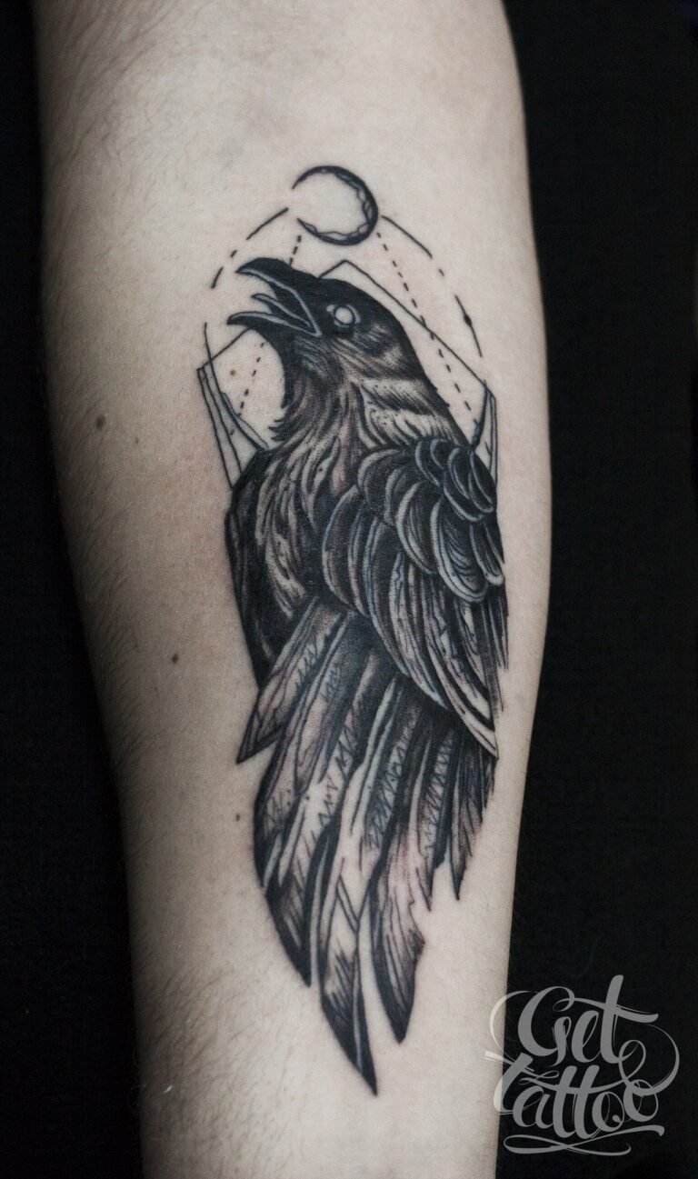 25 Enigmatic Raven Tattoo Ideas That Will Inspire Your Next Ink